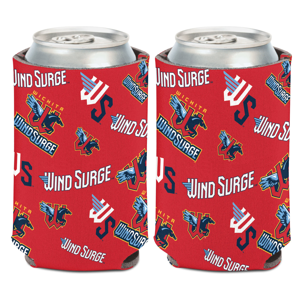 Wichita Wind Surge Scatterprint Koozie – Wichita Wind Surge Official ...
