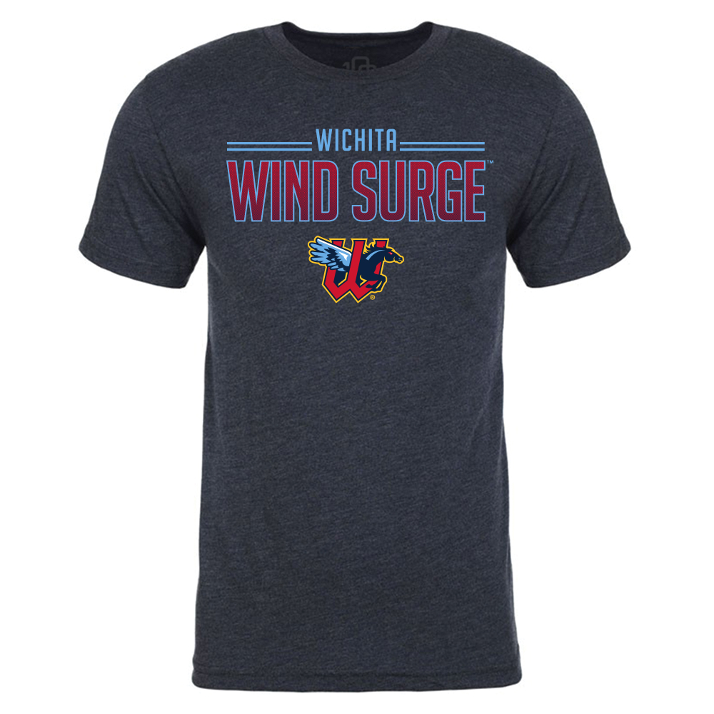 Wichita Wind Surge Adult Navy Formal Tee – Wichita Wind Surge Official ...